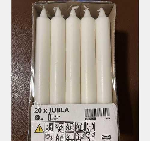 Свечи IKEA jubla 20 шт