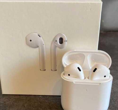 Беспроводные наушники apple airpods 2