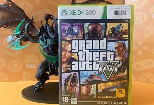 Xbox 360 Grand Theft Auto V (GTA 5) б.у