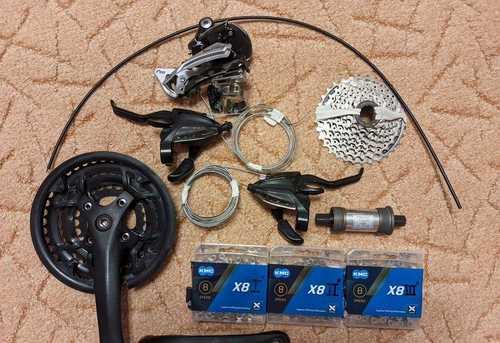 Групсет shimano 3*8