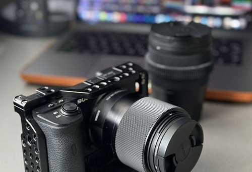 Фотоаппарат Sony a6600, Sigma 16mm, 30mm