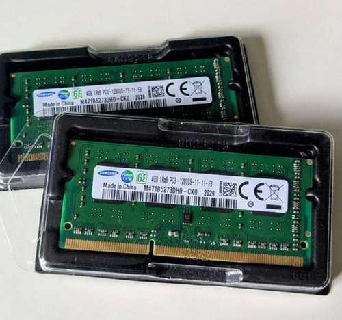 DDR3 - 1600 для ноутбука/ 4GB Samsung