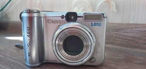 Цифровой фотоаппарат с видео Canon PowerShot A610