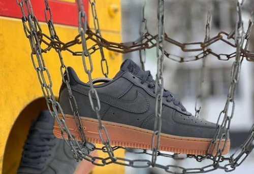 Кроссовки мужские Nike Air Force коричневые