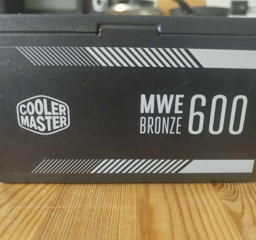 Блок питания Cooler Master mwe 600 вт