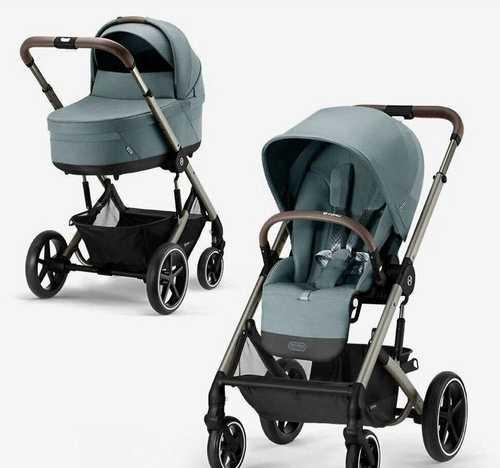 Коляска 2в1 Cybex Balios S Lux, цвет Sky Blue