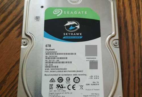 Жесткий диск HDD Seagate Skyhawk 6Tb