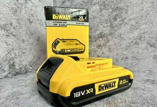 Аккумулятор dewalt dcb183 18v 2ah новый