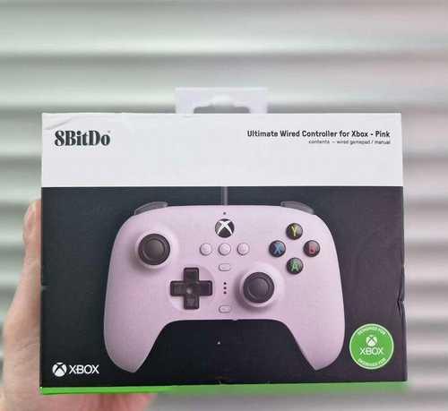 Геймпад проводной 8BitDo Ultimate for Xbox розовый