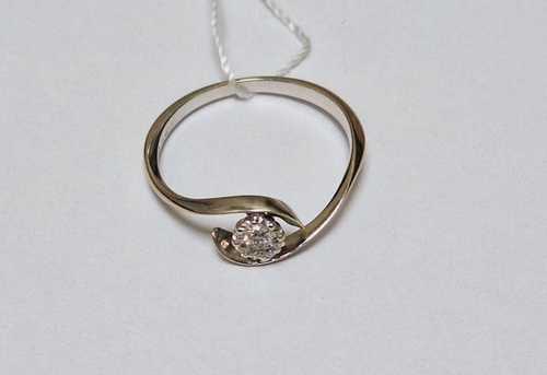 Золотое кольцо с Бриллиантом 17 р (21280)