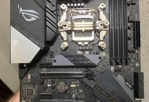 Материнская плата ROG strix Z390-E Gaming DDR4