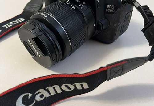 Зеркальный фотоаппарат Canon EOS 650 D