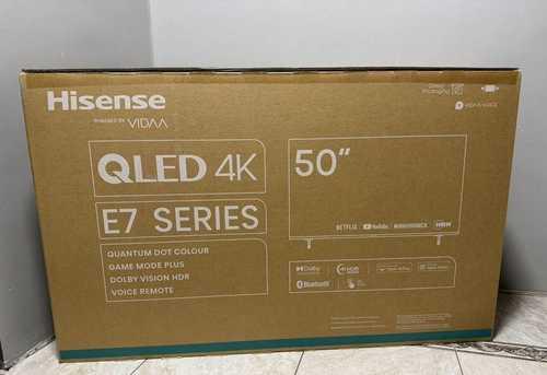 Телевизор Hisense 50E7KQ 2023 qled 4K