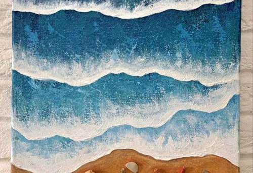 Картина Море с ракушками