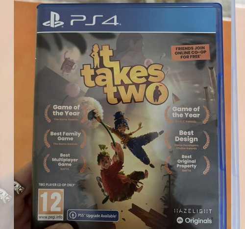 Диск на ps4 it takes two