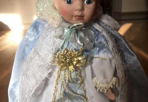 Коллекционная кукла Снегурочка фарфоровая