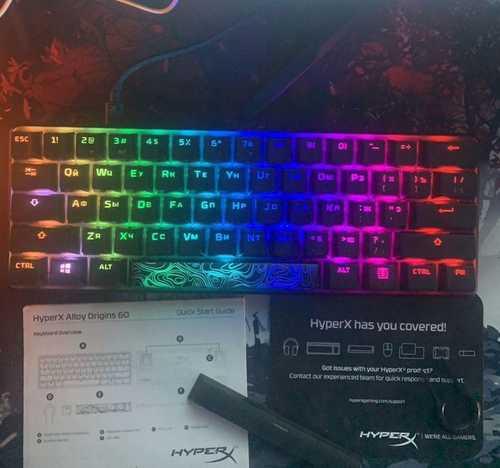 Игровая клавиатура hyperx alloy origins 60