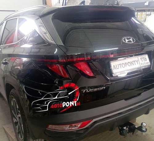 Фаркоп Hyundai Tucson 4 под квадрат