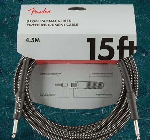 Fender Professional Cable Tweed Grey 4,5m