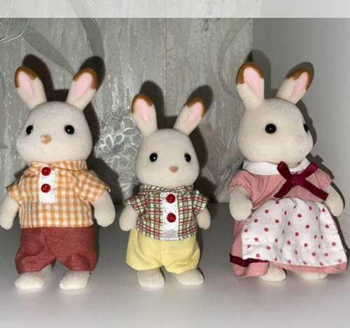 Sylvanian families семья шоколадных кроликов