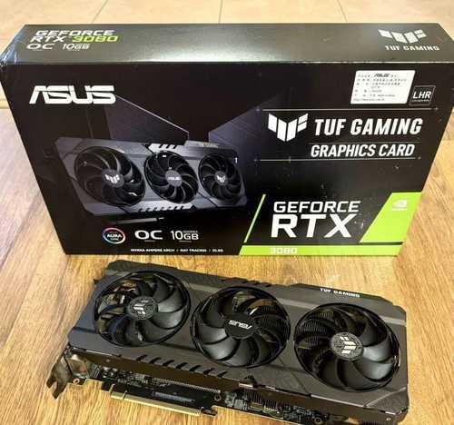 RTX 3080 10gb Asus Tuf LHR / Обмен