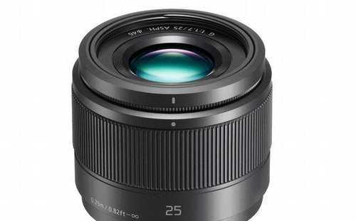 Panasonic Lumix 25mm f/1.7 G Asph черный (новый)