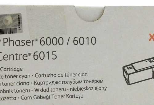 Xerox 106R01631 картридж голубой (аккуратно открыт