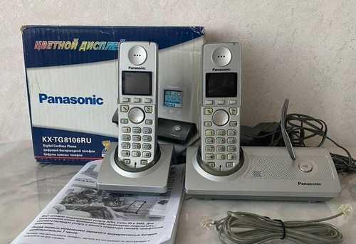 Цифровой беспроводной телефон panasoni KX-TG8106RU