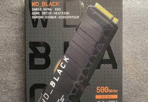 SSD m2 накопитель WD black SN 850 500 gb