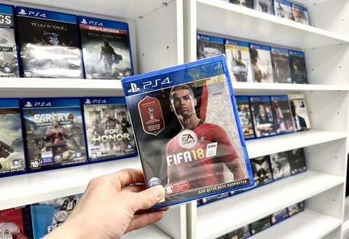 Игровой диск ps4 ps5 FIFA 18 / фифа 18 новый