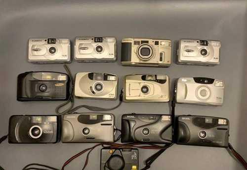 Пленочные фотоаппараты 13 штук Olympus