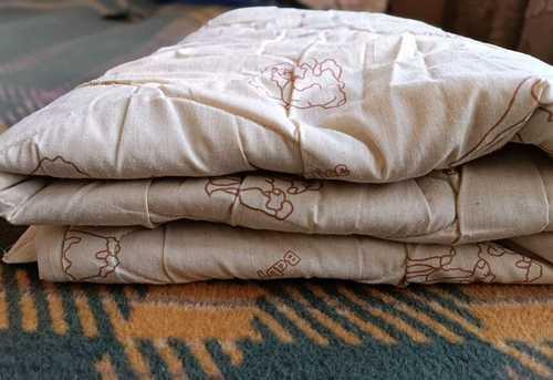 Одеяло шерстяное детское 100х140