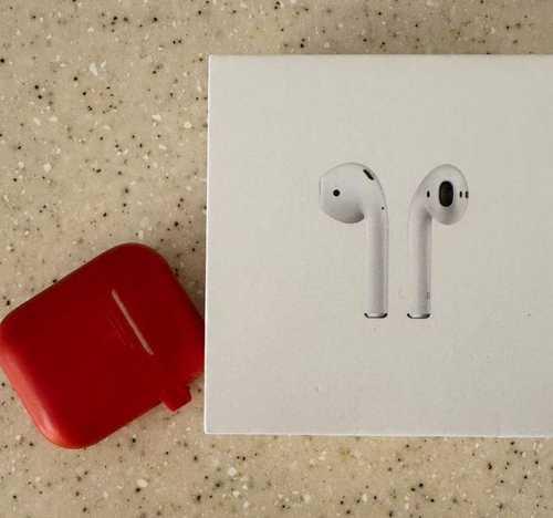 Беспроводные наушники apple airpods 2