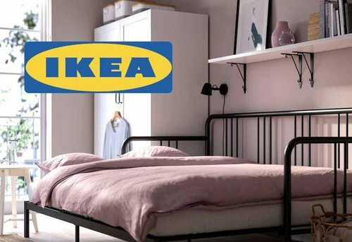 Раскладная кровать кушетка IKEA фиресдаль FD