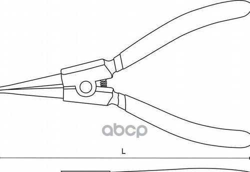 Щипцы для стопорных колец «прямой разжим», 180