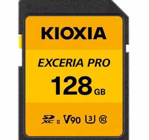 Карта памяти Kioxia sdxc 128GB Exceria Pro