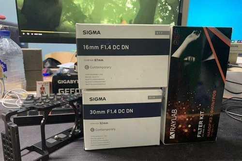 Sigma 30mm 1.4\16mm 1.4