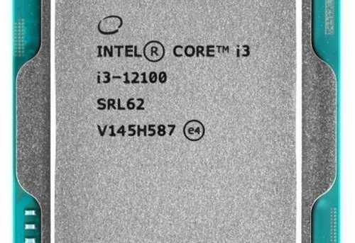 Процессор Intel Core i3 12100 на гарантии