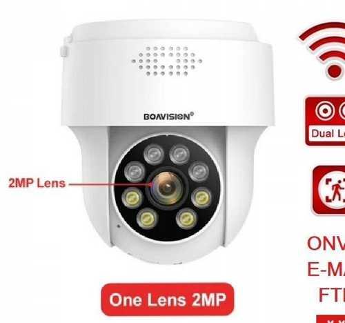 Комплект Boavision WiFi PTZ Mic Camhipro 64GB