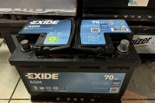 Аккумулятор exide AGM EK700 бу