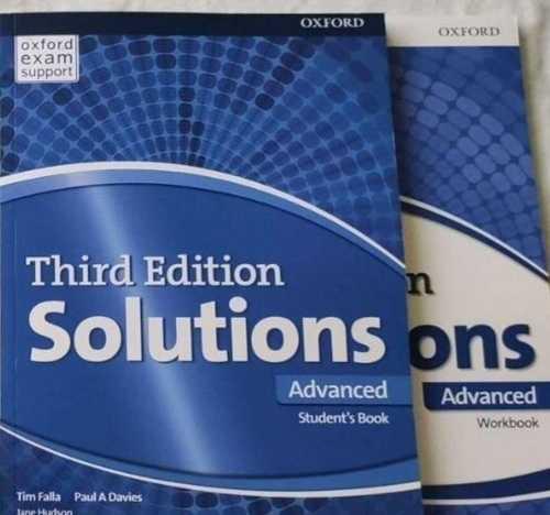 Solutions Advanced 3-d edition учебник