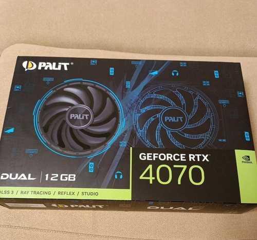 Видеокарта rtx 4070 palit dual 12 gb