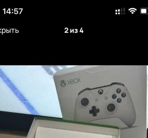 Xbox белый геймпад