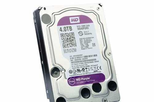 3.5" жесткий диск Western Digital Purple 4Tb