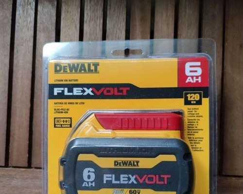 Аккумулятор 20v/60v 6Ач dewalt Flexvolt DCB606