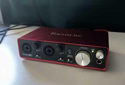 Аудиоинтерфейс Scarlett Focusrite 2i2 2 Gen