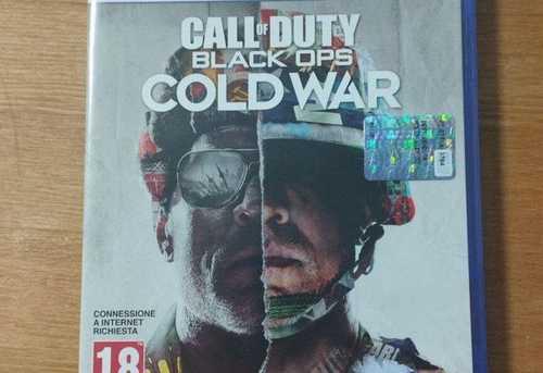 Call of duty black ops cold war ps5 Диск