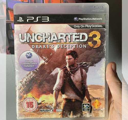 Диск для play station 3 uncharted 3