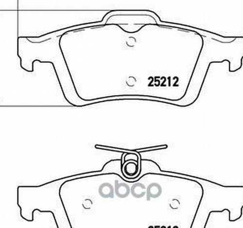 Тормозная колодка дисковая P24148X Brembo