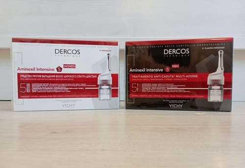 Vichy dercos aminexil ампулы от выпадения волос